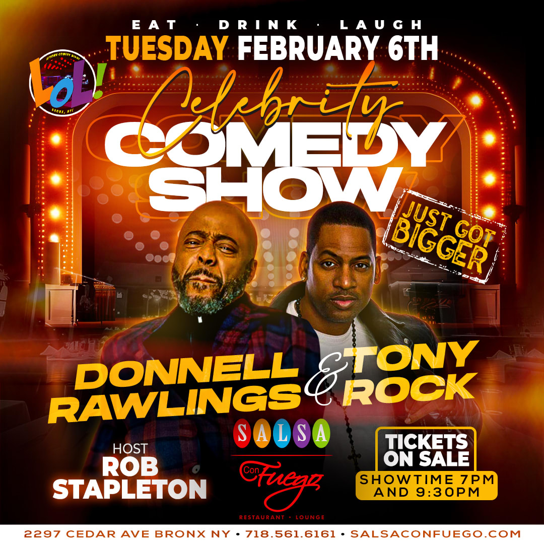 Donnell Rawlings & Tony Rock Comedy (7pm) Tickets | Boletos - Salsa Con ...
