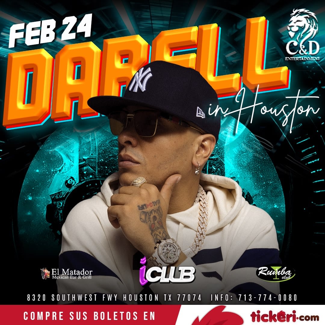 DARELL IN HOUSTON in Houston - Tickets 2024-02-24 | I Club