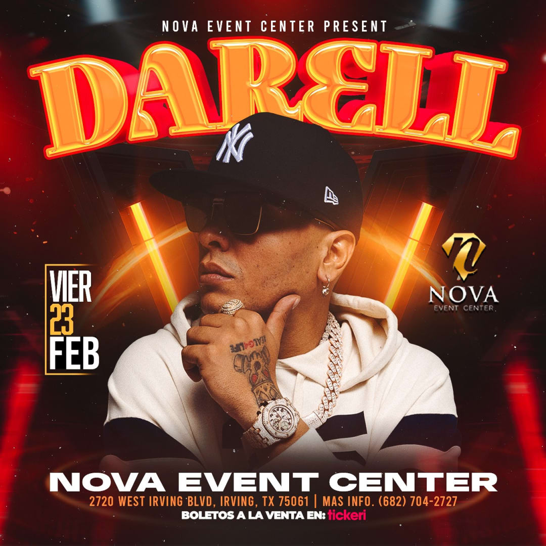 DARELL EN CONCIERTO! Tickets | Boletos - Nova Event Center, Irving ...