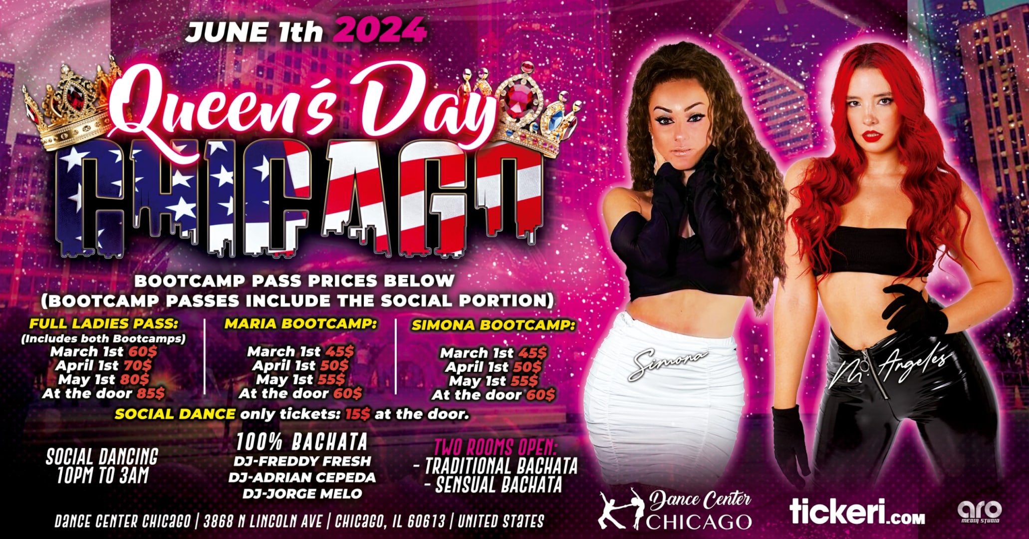Queens Day Chicago Tickets Boletos at Dance Center Chicago | Chicago ...