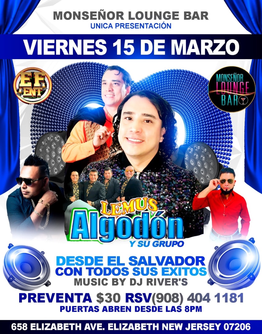 LEMUS ALGODON Y SU GRUPO in Elizabeth - Tickets 2024-03-15 | El ...