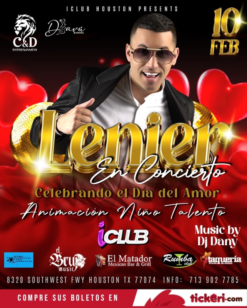 LENIER EN CONCIERTO CELEBRANDO EL DIA DEL AMOR ! Tickets | Boletos - I ...
