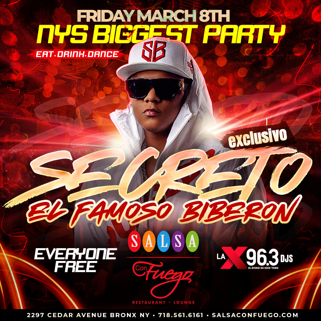 Secreto Exclusivo Tickets | Boletos - Salsa Con Fuego, Bronx | 2024-03 ...