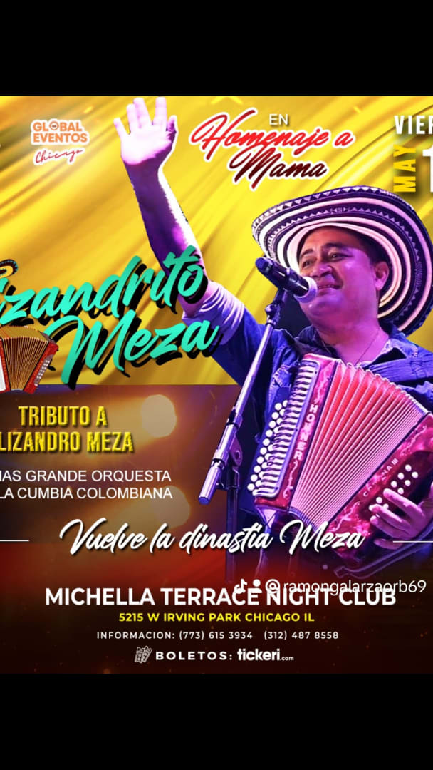 LISANDRITO MESA EN CHICAGO TRIBUTO A LISANDRO MESA in Chicago - Tickets ...