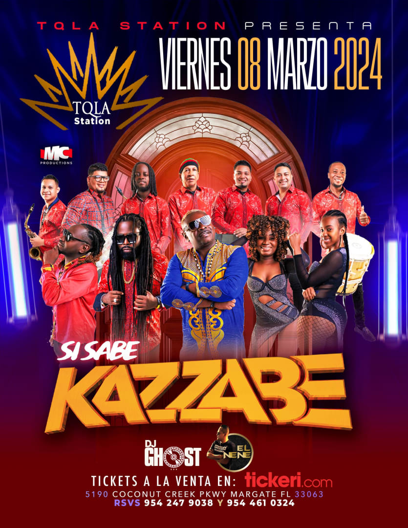 KAZZABE EN CONCIERTO ! Tickets | Boletos - TQLA Station, Margate | 2024 ...