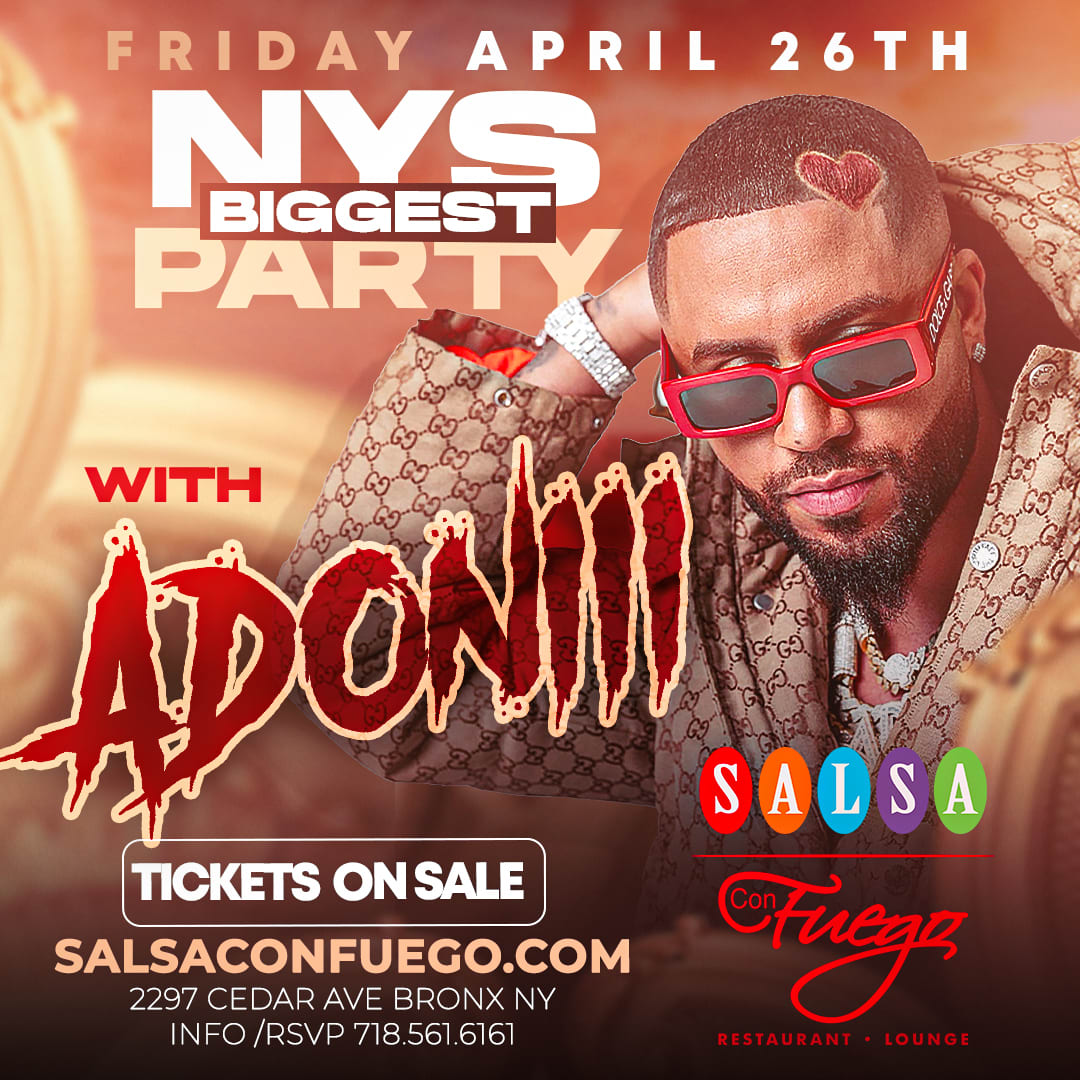 DJ Adoni Exclusivo Tickets | Boletos - Salsa Con Fuego, Bronx | 2024-04 ...