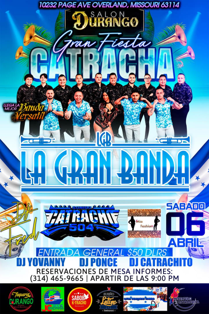 LA GRAN BANDA EN CONCIERTO! in Overland - Tickets 2024-04-06 | Salon El ...