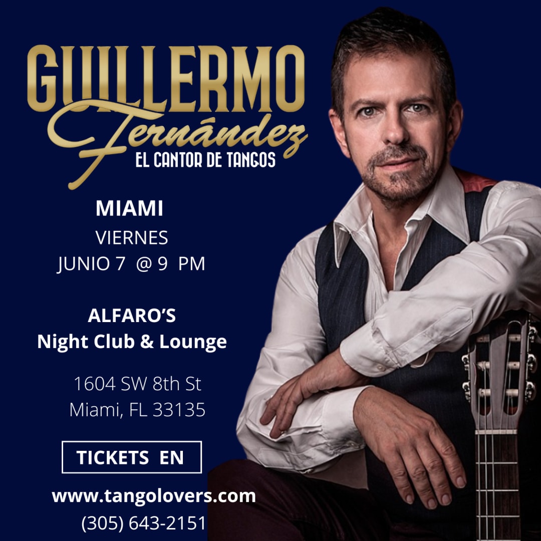 GUILLERMO FERNANDEZ EN CONCIERTO en MIAMI! in Miami - Tickets 2024-06 ...