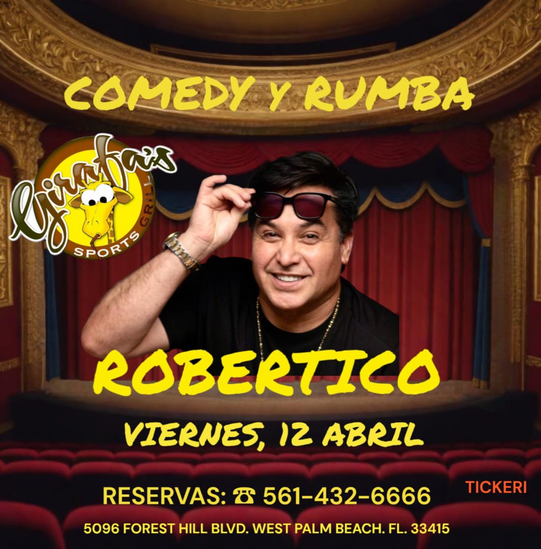 COMEDY: ROBERTICO en WEST PALM BEACH !! in West Palm Beach - Tickets ...