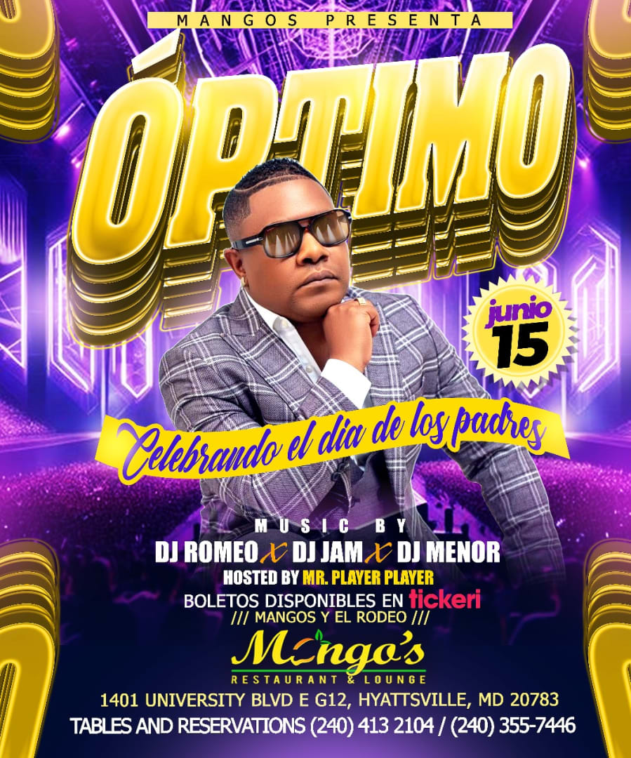 OPTIMO EN CONCIERTO Tickets | Boletos - Mango's Restaurant & Lounge ...