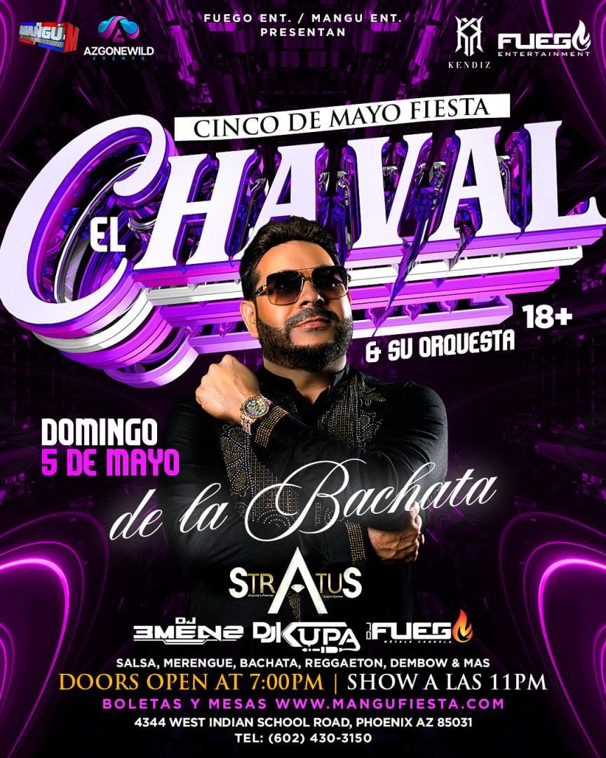 El Chaval de la Bachata Tickets | Boletos - Stratus Event Center ...