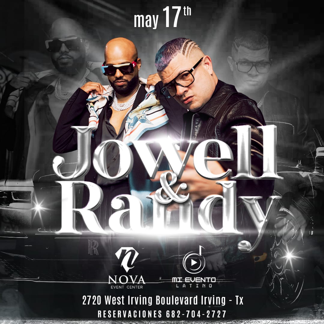 Jowell y Randy en Irving Nova Event Center Tickets | Boletos - Nova ...
