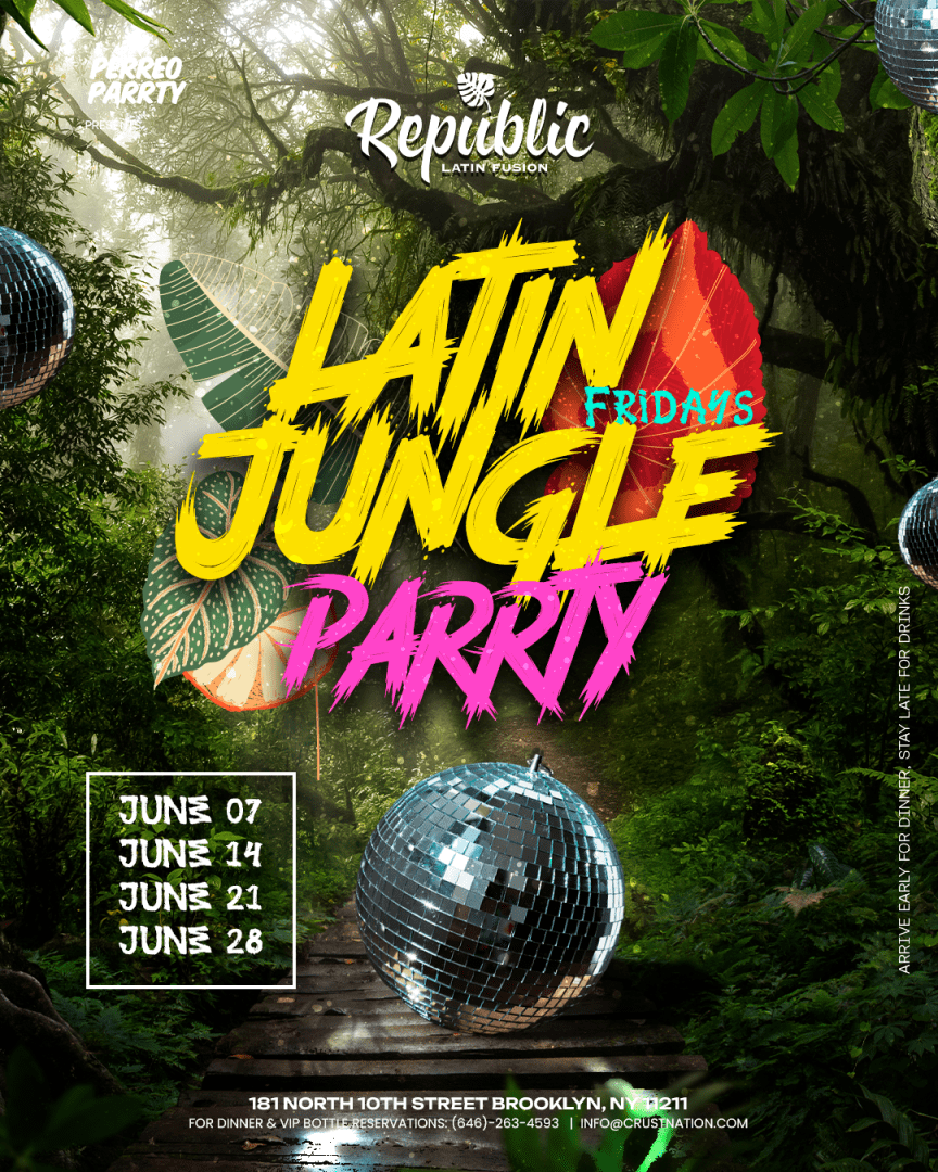 Reggaeton Jungle Parrty - Fridays @ Republic - Latin Dance Party in NEW ...