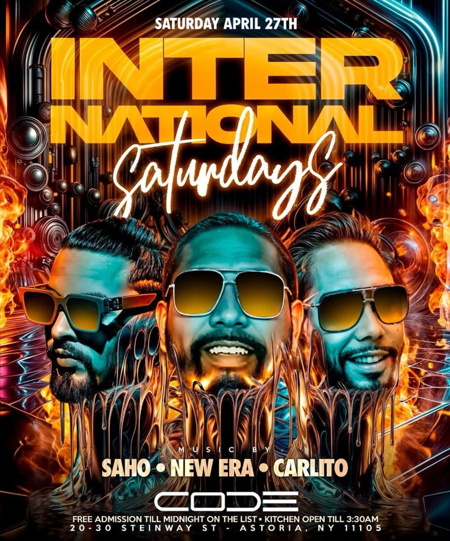 International Saturdays At Code Astoria Tickets Boletos at Code Astoria ...