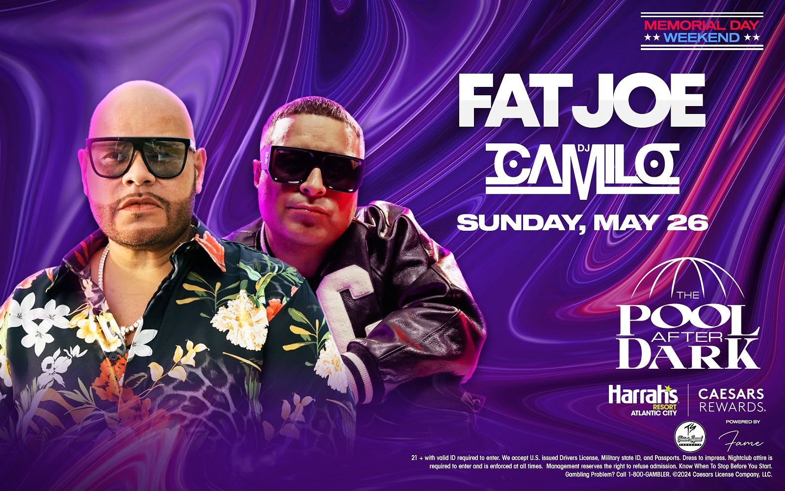 Memorial Day Weekend Fat Joe Live With DJ Camilo At Harrahs Resort ...