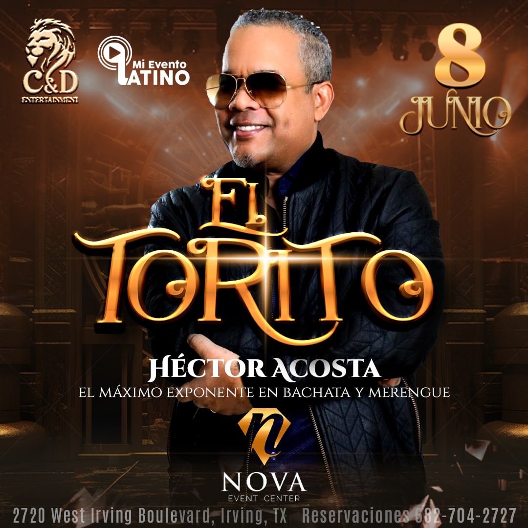 Hector Acosta en Dallas Texas in Irving - Tickets 2024-06-08 | Nova ...