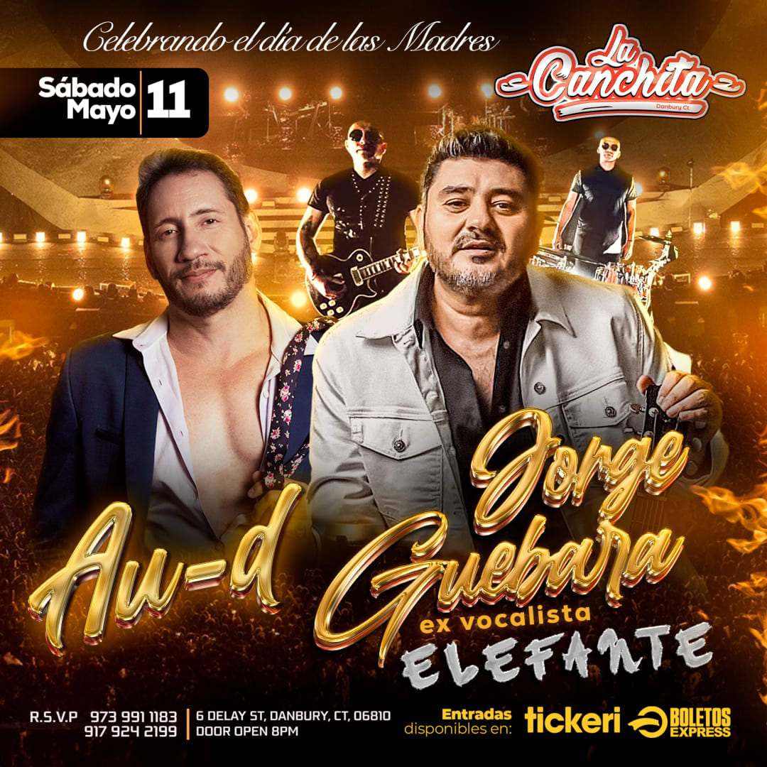 JORGE GUEVARA de ELEFANTE & AU-D ! CONNECTICUT Tickets Boletos at La ...