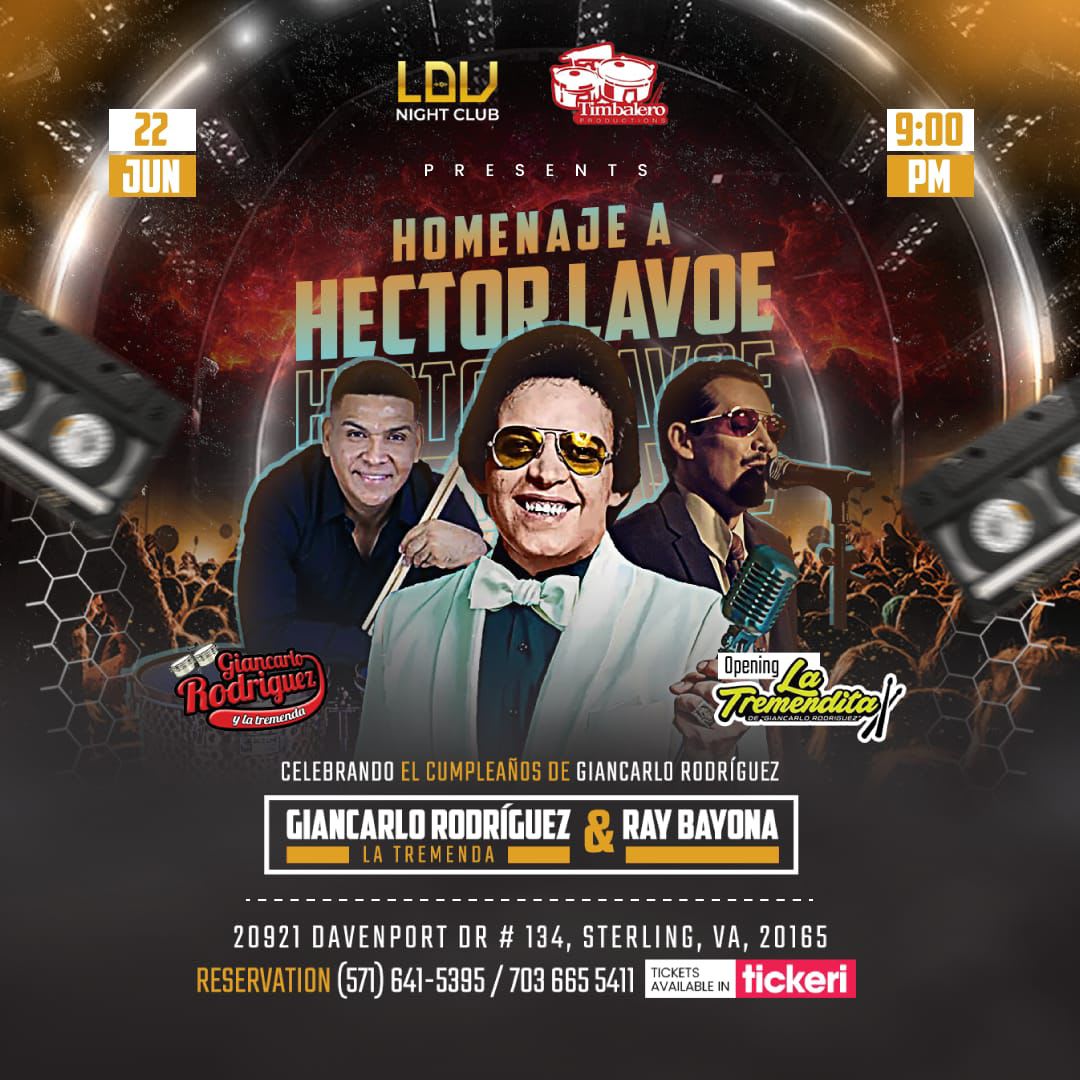 Homenaje a Héctor Lavoe con Ray Bayona y Giancarlo y la Tremenda in ...