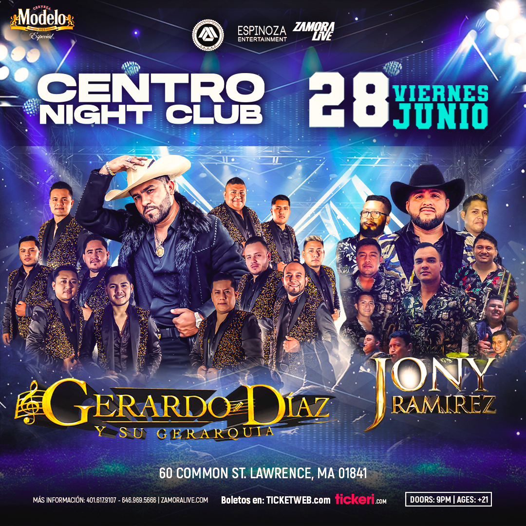 GERARDO DIAZ Y SU GERARQUIA & JONNY RAMIREZ en vivo en Lawrence, MA ...