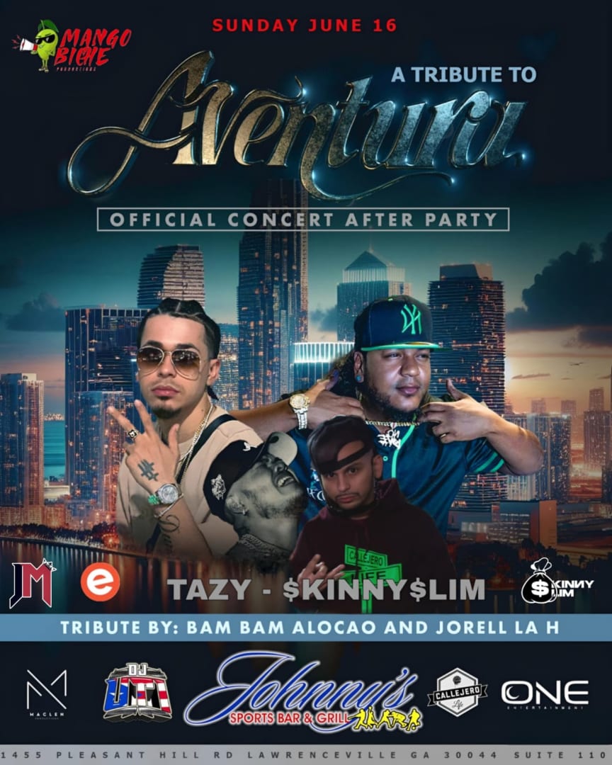 A Tribute To Aventura Official Concert After Party Tickets Boletos at ...
