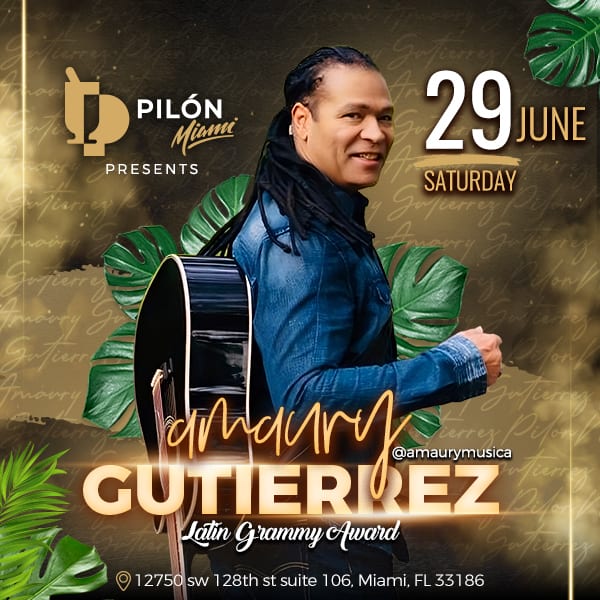 Amaury Gutierrez Tickets | Boletos - Pilon Miami , Miami | 2024-06-29 ...