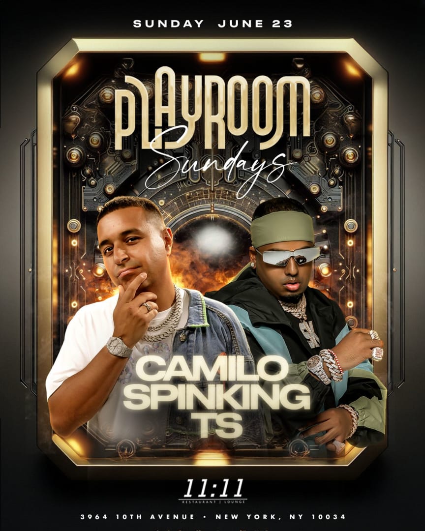 Playroom Sundays DJ Camilo Live With DJ Spinking At 11:11 Lounge ...