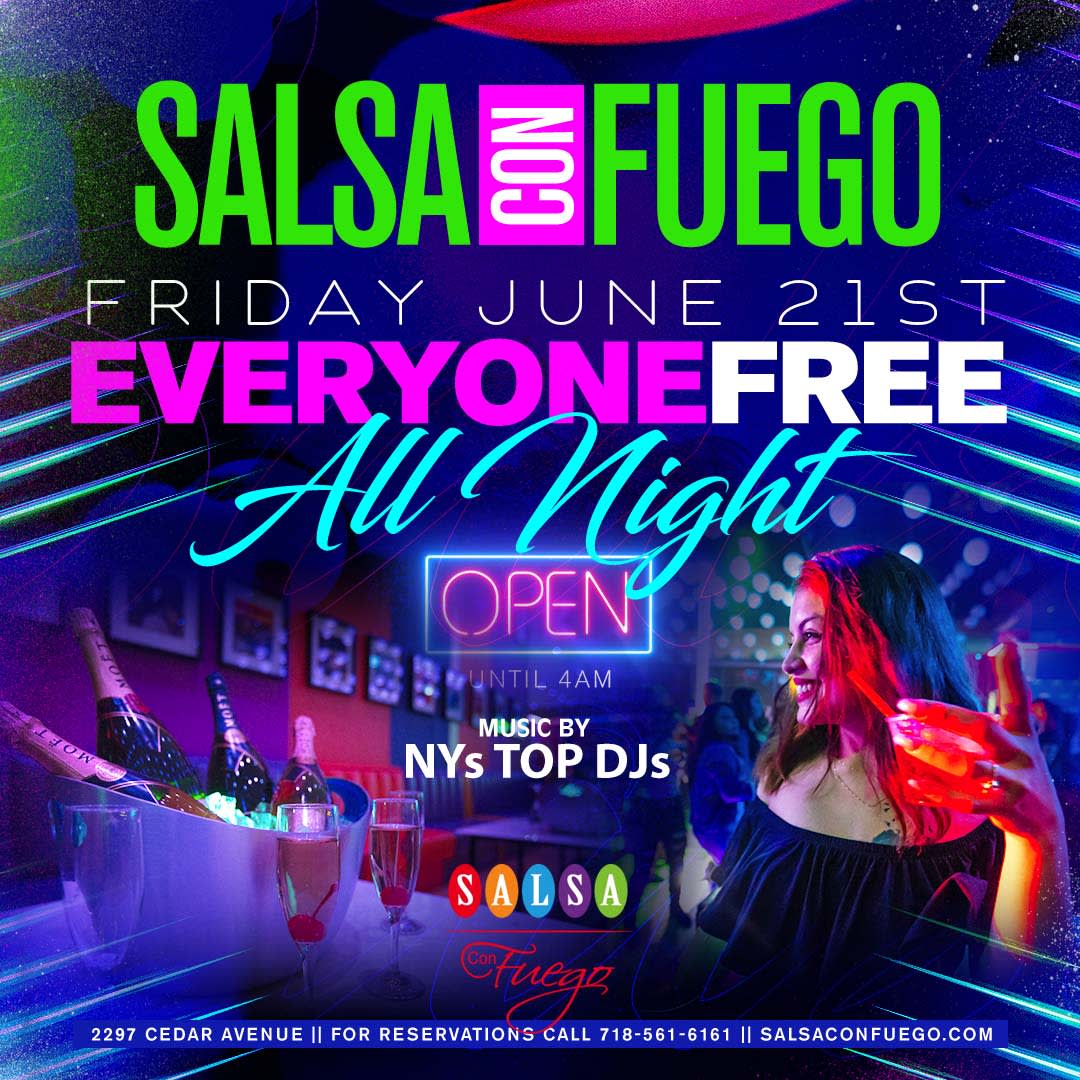 Friday Night Free with X96.3 DJs Tickets | Boletos - Salsa Con Fuego ...