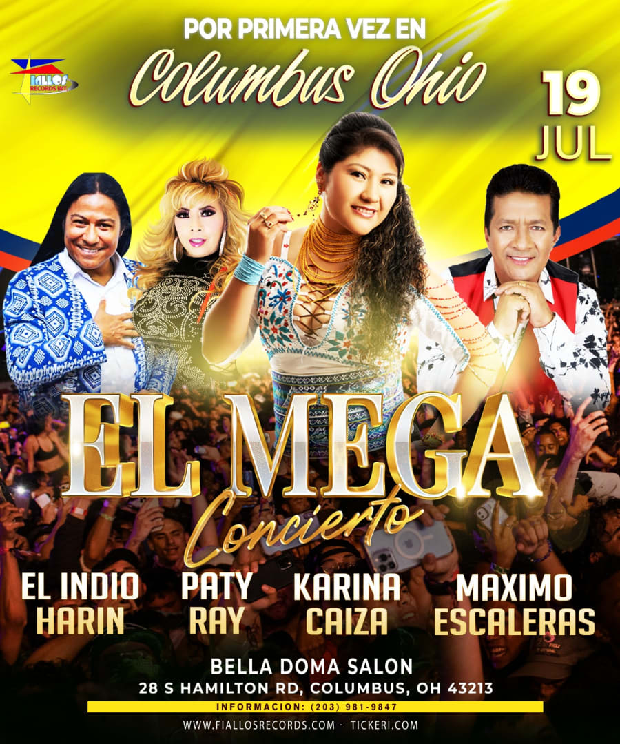 COLUMBUS OHIO VIERNES 19 DE JULIO - KARINA CAIZA-MAXIMO ESCALERAS-HARIN ...