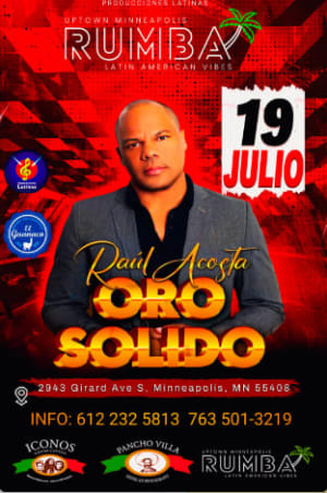 ORO SOLIDO GRAN NOCHE MERENGUERA -NUEVA FECHA Tickets Boletos at Rumba ...