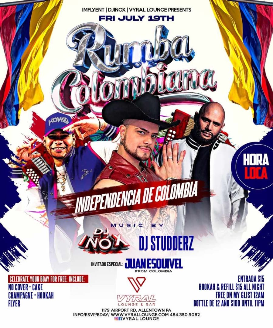 RUMBA COL0MBIANA+LA INDEPENDENCIA DE COLOMBIANA Tickets | Boletos ...