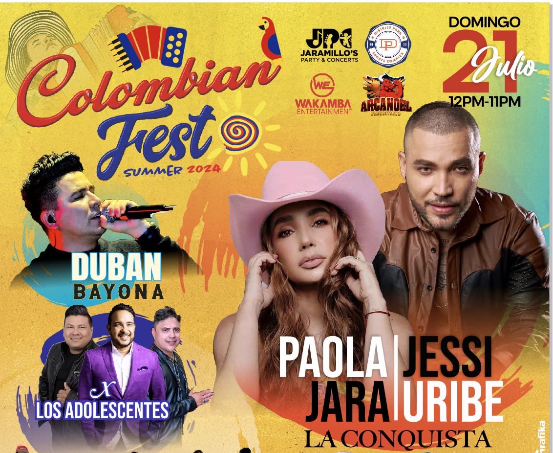 Colombian Fest Verano 2024-Colombian Fest Summer 2024 Tickets Boletos ...
