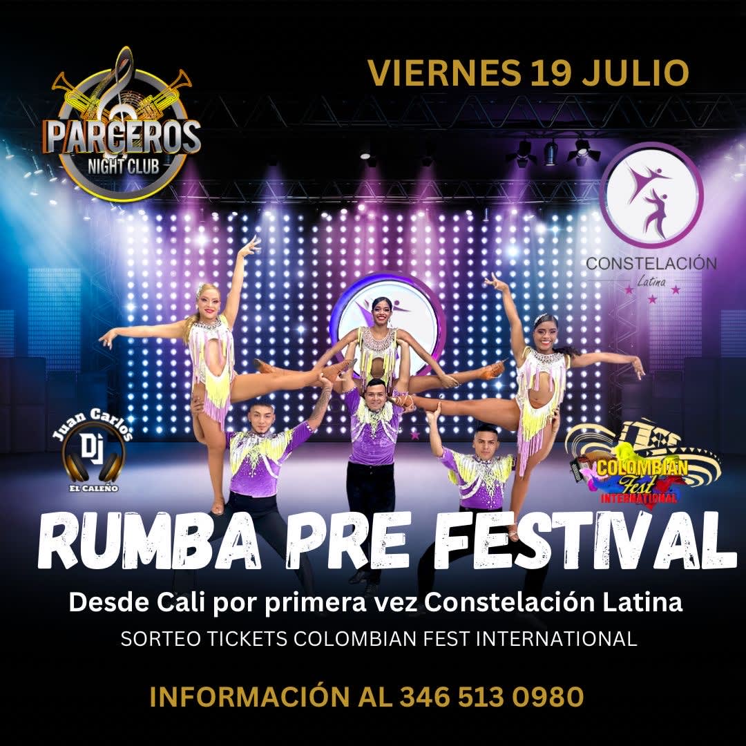 Rumba Pre-Festival Colombiano - Constelacion Latina en Houston TX ...