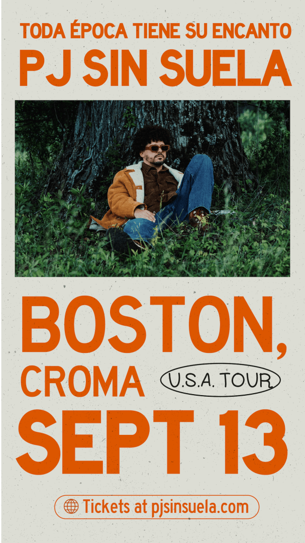 PJ Sin Suela @ Boston Tickets Boletos at CROMA | Boston, MA - 2024-09 ...