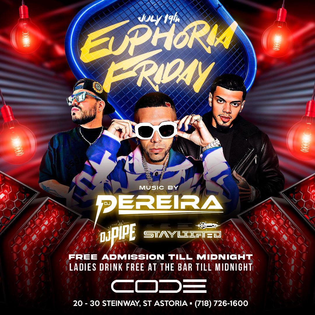 Euphoria Fridays Pre Colombian Independence At Code Astoria Tickets ...