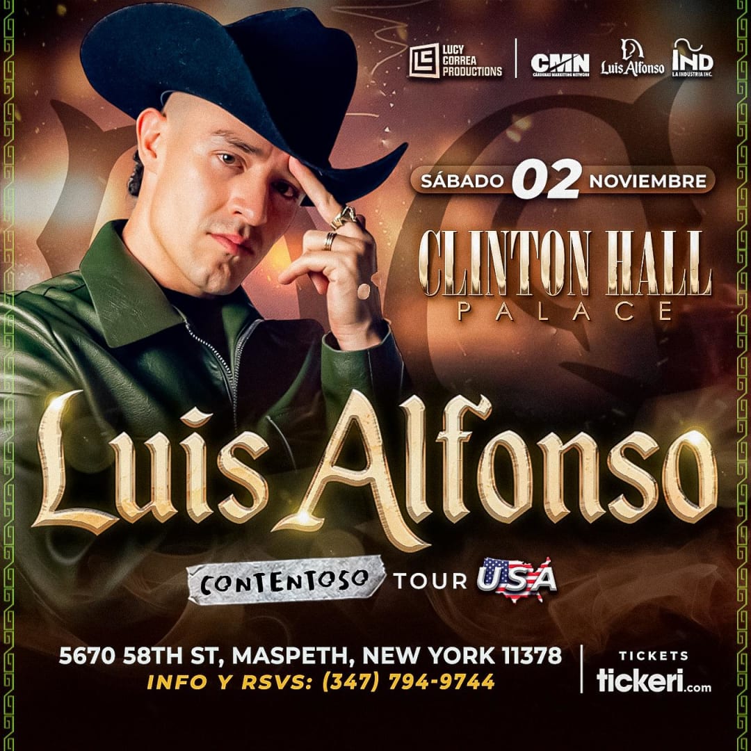 LUIS ALFONSO EN CONCIERTO!!!! CONTENTOSO TOUR 2024 --NEW YORK in ...