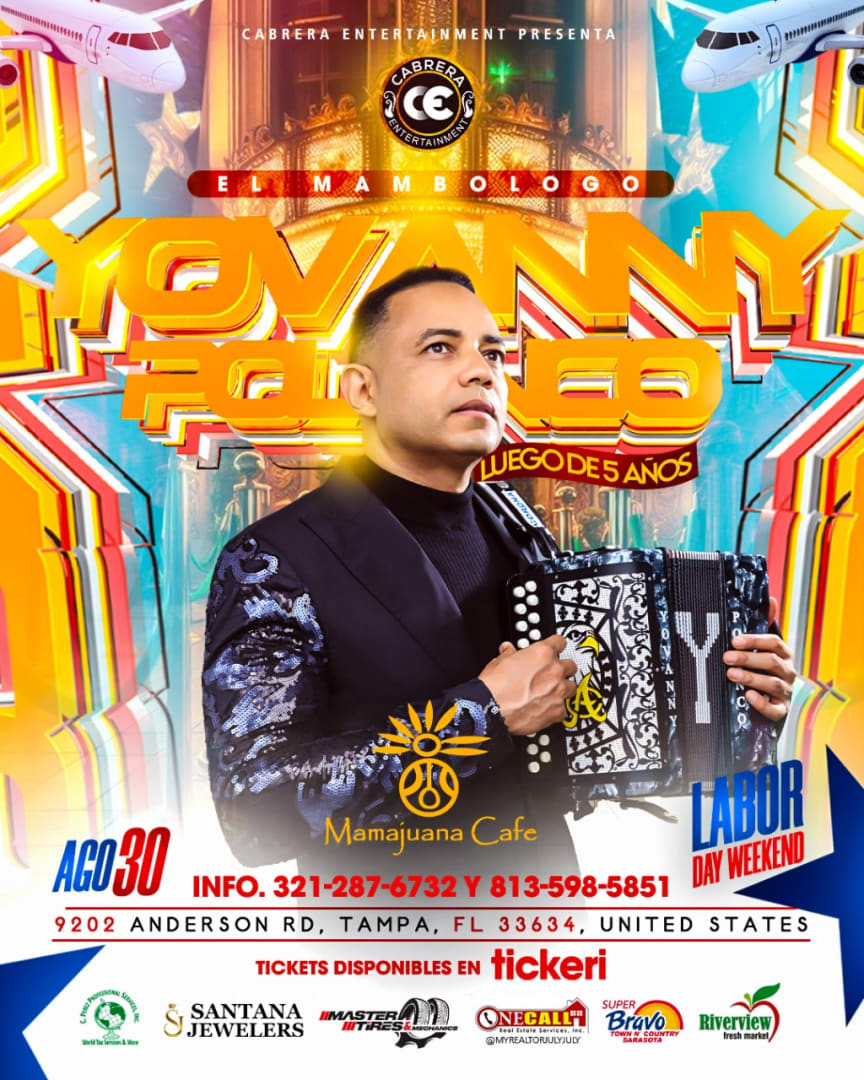 YOVANNY POLANCO Y SU GRUPO TIPICO EN TAMPA Tickets | Boletos ...