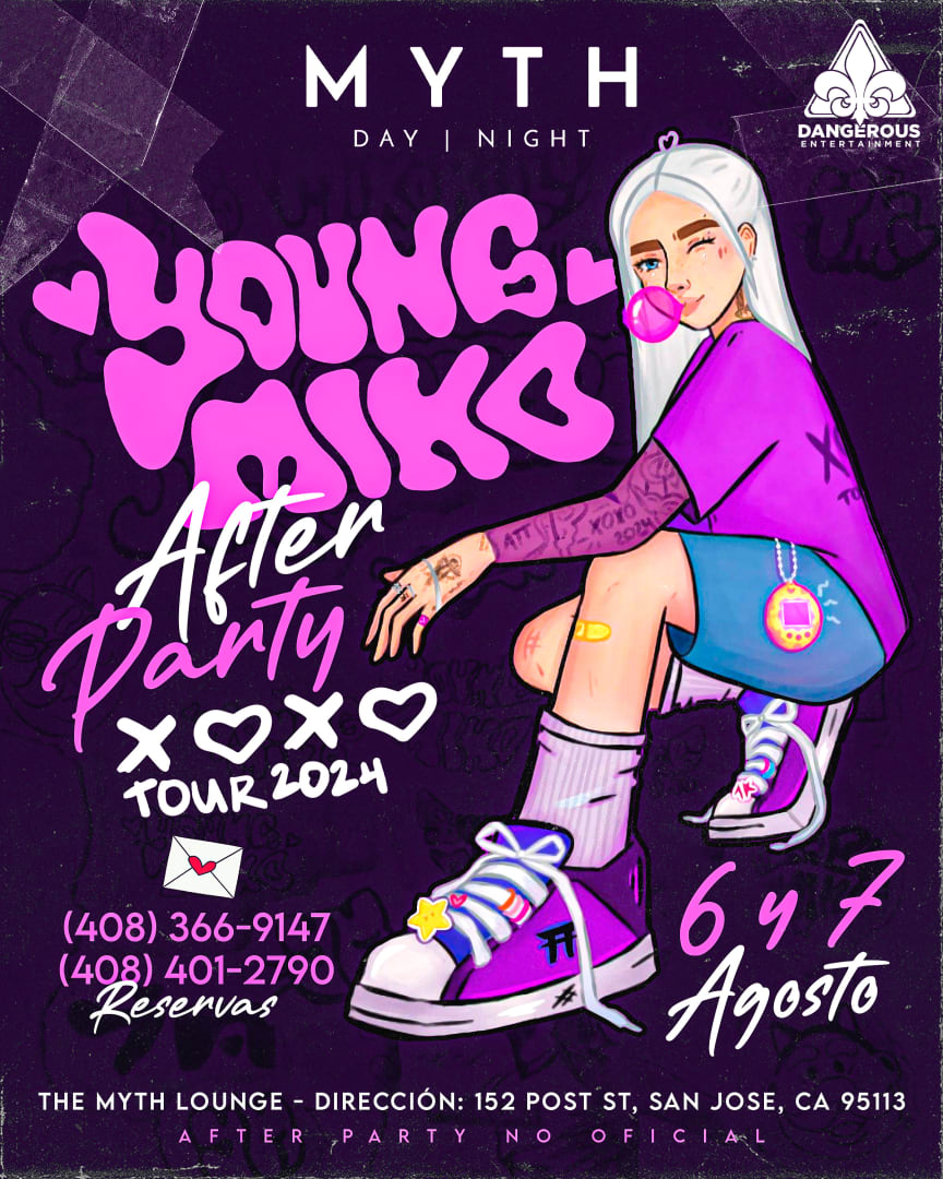 AFTER PARTY DAY 7 YOUNG MIKO Tickets | Boletos - Myth Lounge, San Jose ...
