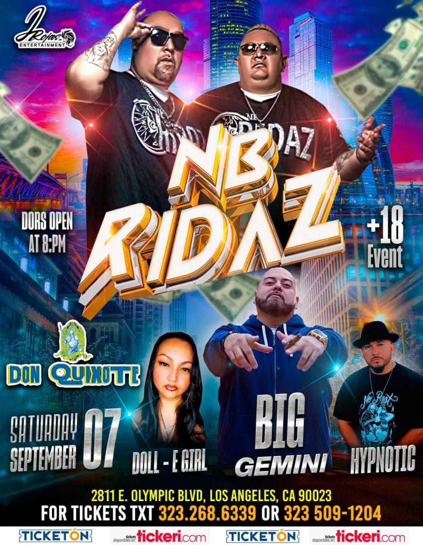 NB RIDAZ Y BIG GEMINI EN VIVO ! cancelled Tickets | Boletos - Don ...