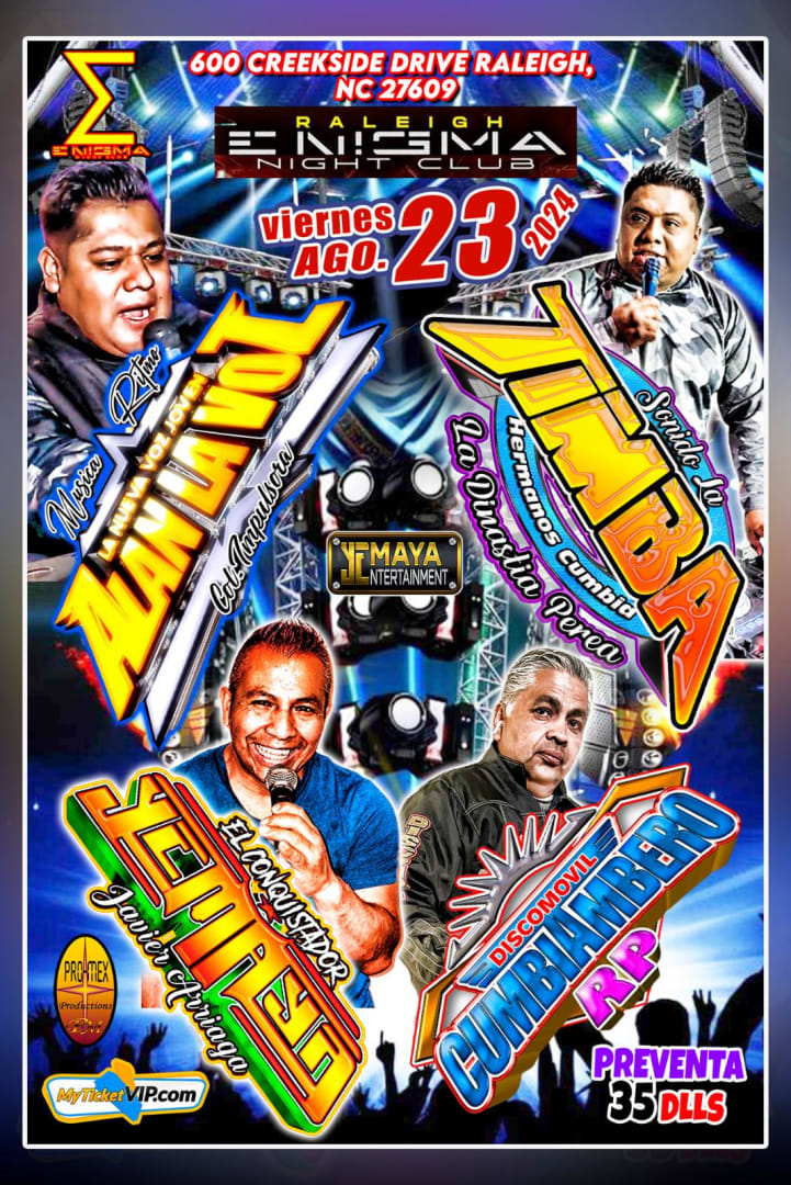 SONIDO LA TIMBA / DISCOMOVIL CUMBIAMBERO Tickets | Boletos - Enigma ...