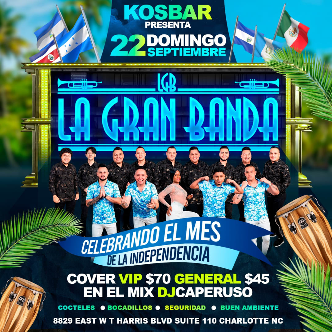 LA GRAN BANDA CELEBRANDO LA INDEPENDENCIA DE CENTRO AMERICA EN KOS BAR ...