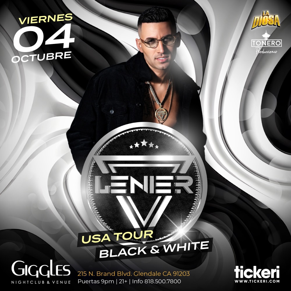 LENIER EN LOS ANGELES Tickets | Boletos - Giggles Night Club, Glendale ...