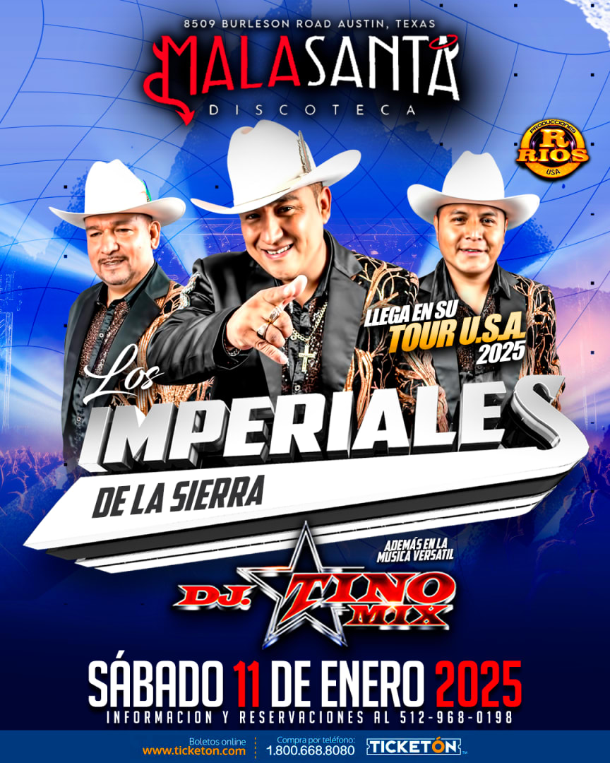 Imperiales de la sierta Tickets | Boletos - Mala Santa, Austin | 2025 ...