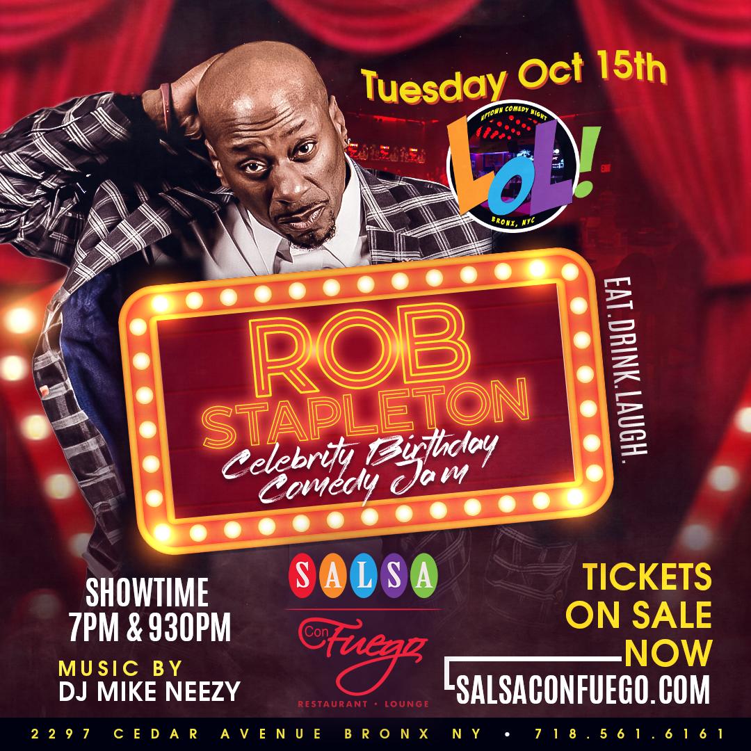 ROB STAPLETON Celebrity Birthday Comedy Show (930pm) Tickets | Boletos ...