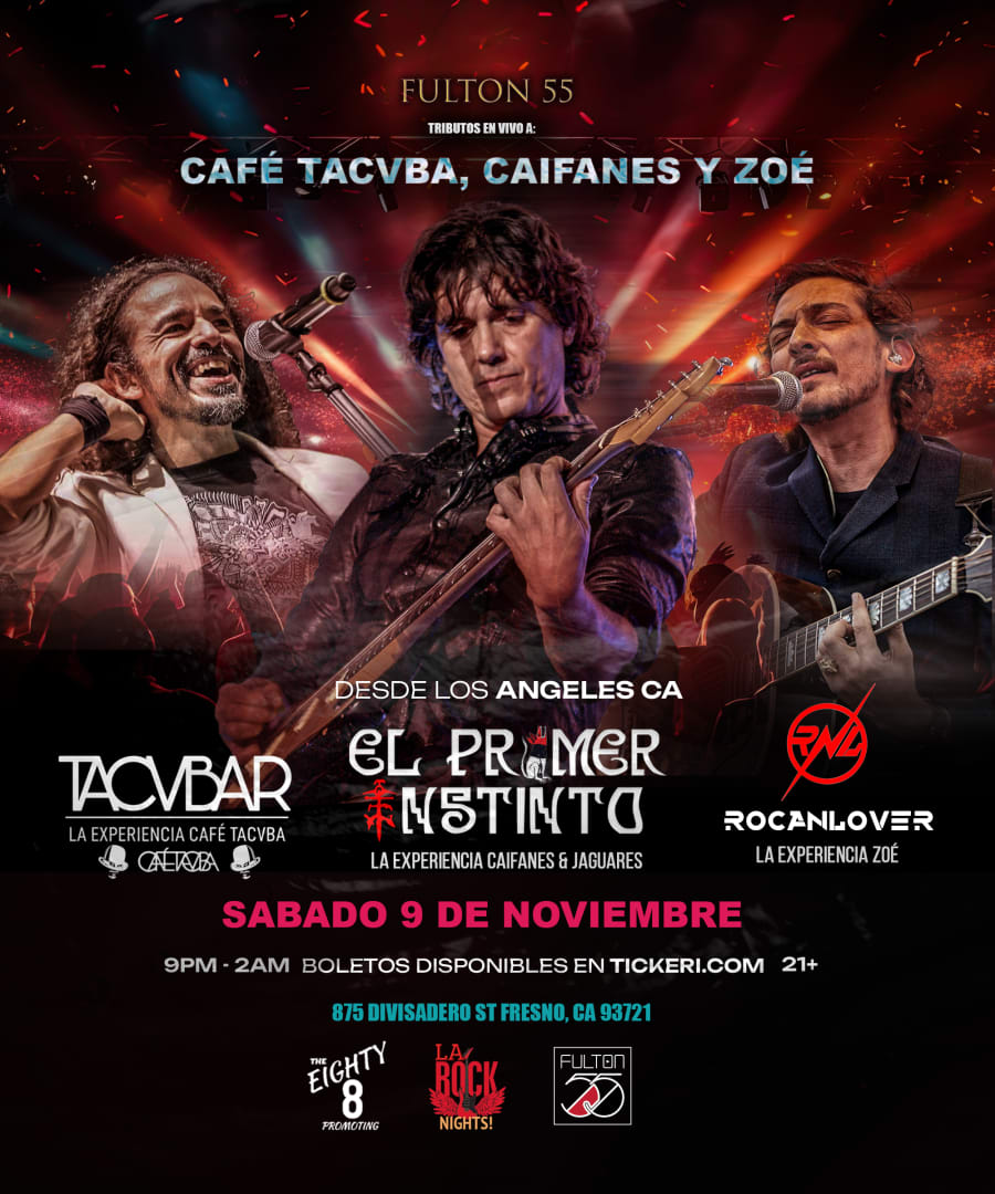 CAIFANES\\ CAFE TACVBA\\ ZOE.. Live Tribute Night!! Tickets | Boletos ...