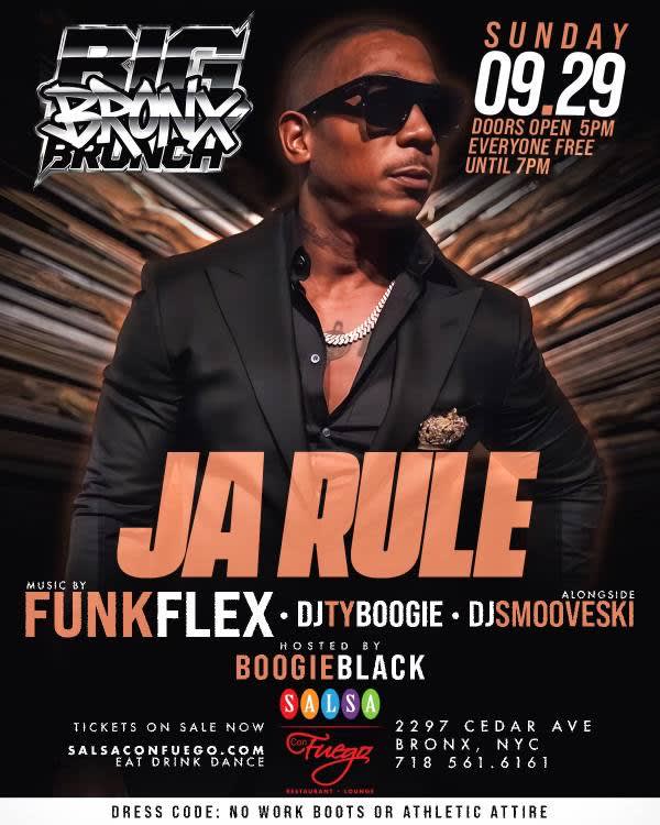 JA RULE Day Party with FUNK FLEX in Bronx - Tickets 2024-09-29 | Salsa ...