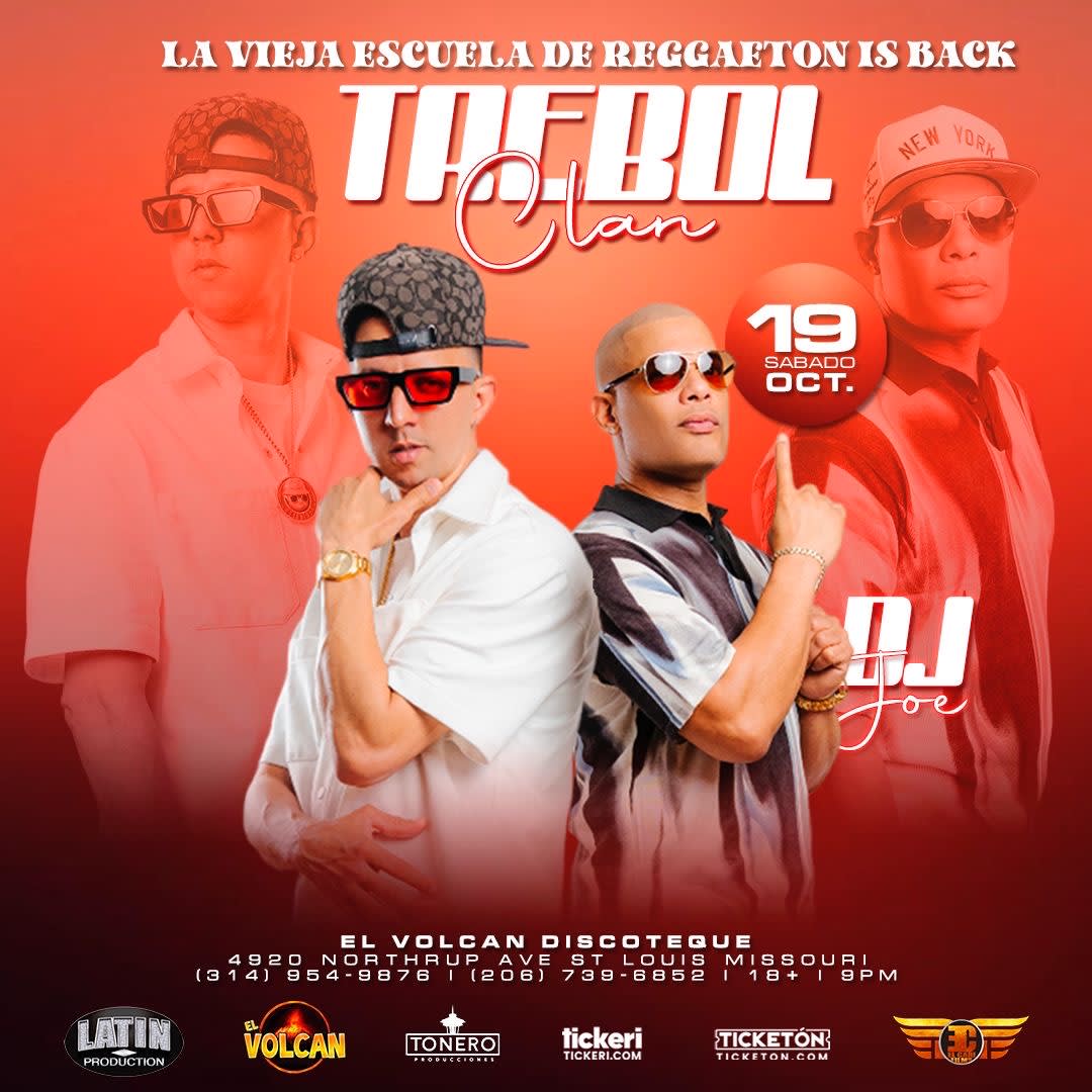 TREBOL CLAN Y DJ JOE EN VIVO EN ST LOUIS Tickets | Boletos - El Volcan ...
