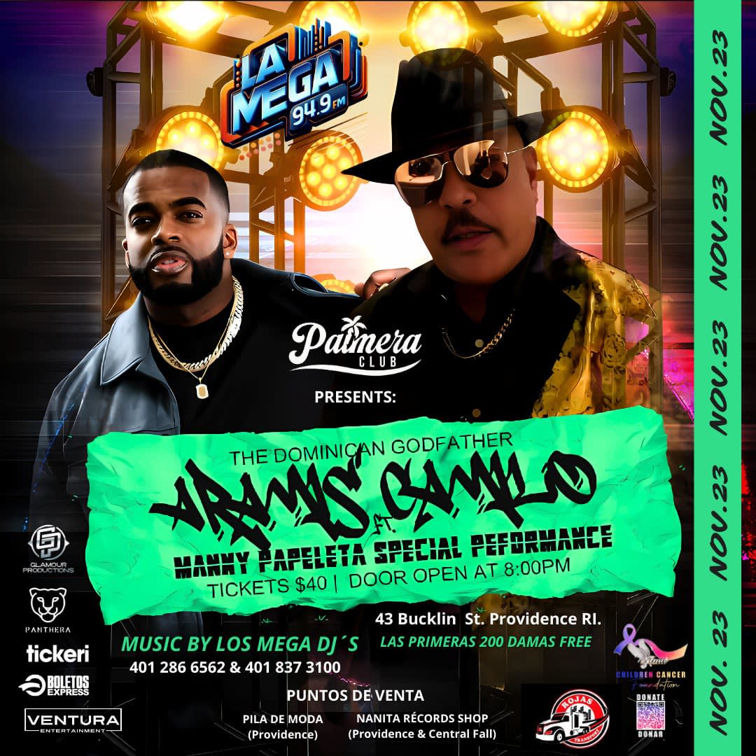 MANNY PAPELETA & ARAMIS CAMILO | PALMERA CLUB | PROVIDENCE RI Tickets ...