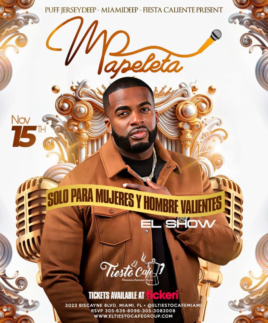 SOLO PARA MUJERES Y HOMBRE VALENTE. EL SHOW CON MANNY PAPELTA in Miami ...