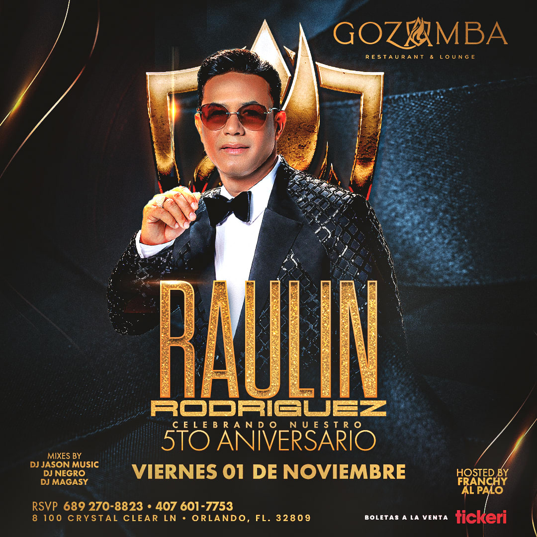 Raulin Rodriguez en Gozamba Orlando Tickets | Boletos - Gozamba ...
