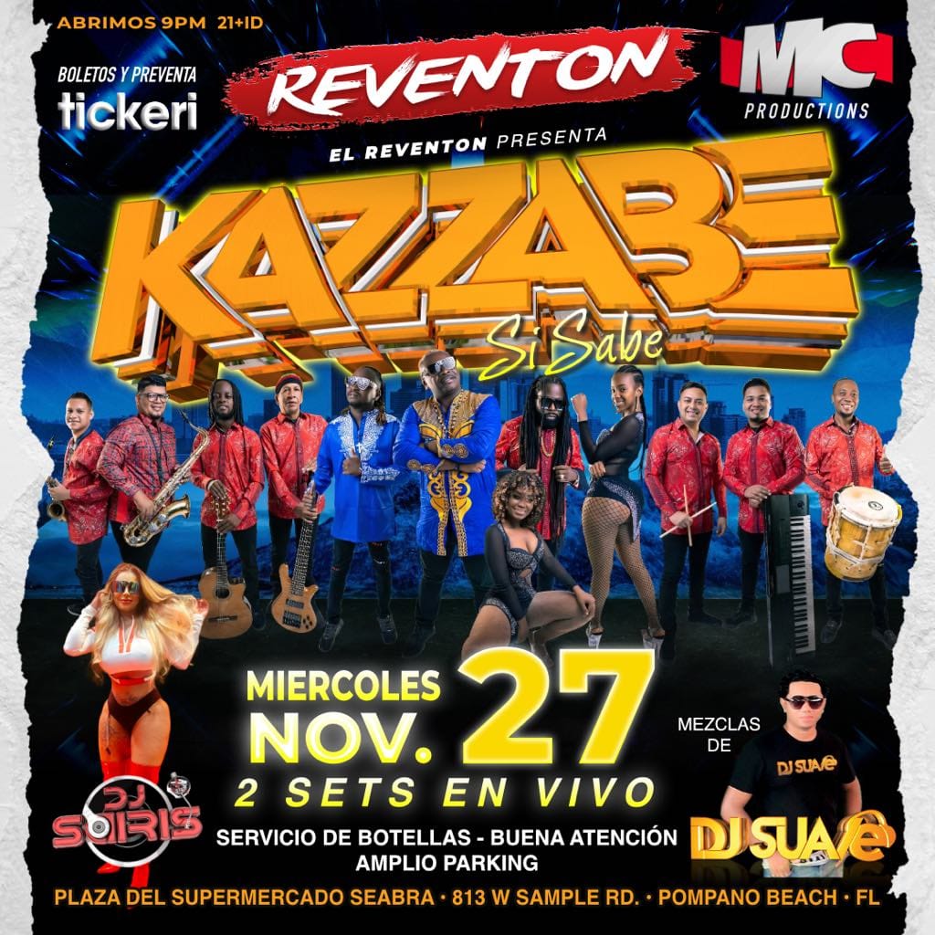 EL REVENTON CON KAZZABE Tickets | Boletos - PLAZA DEL SUPERMERCADO ...